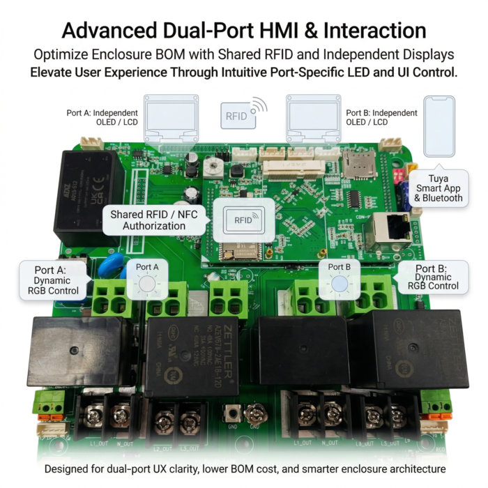 Commercial 44kW Dual-Port Mode 3 PCBA Controller Board - YDcharge - EV ...